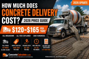 How Much Does Concrete Delivery Cost? (2026 Price Guide)